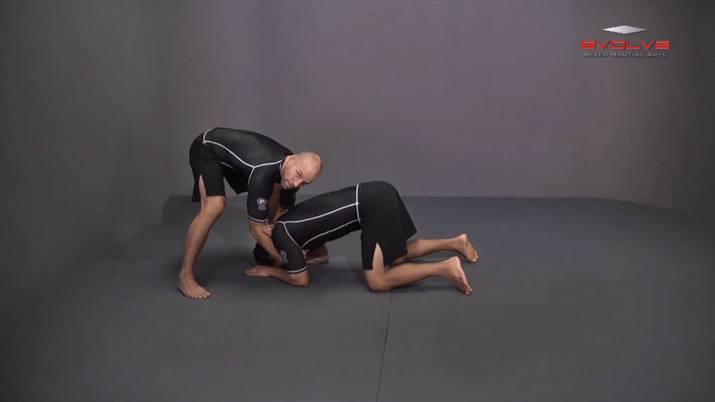 Double Underhook To Snap Down - Evolve University