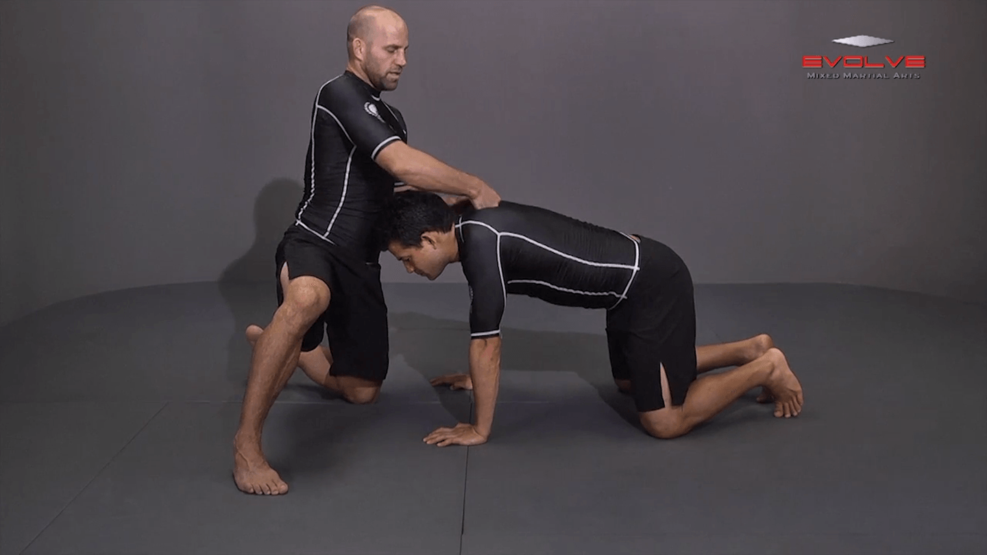 Front Headlock To Spin Behind Arm Block - Evolve University
