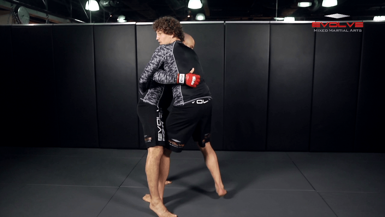 Body Lock To Step Around Throw To Inside Trip - Evolve University