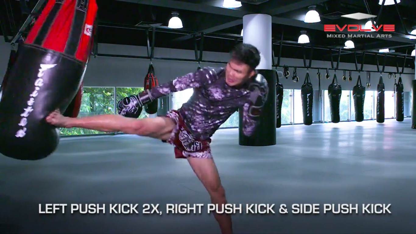 5 Push Kick Combinations For Muay Thai - Evolve University