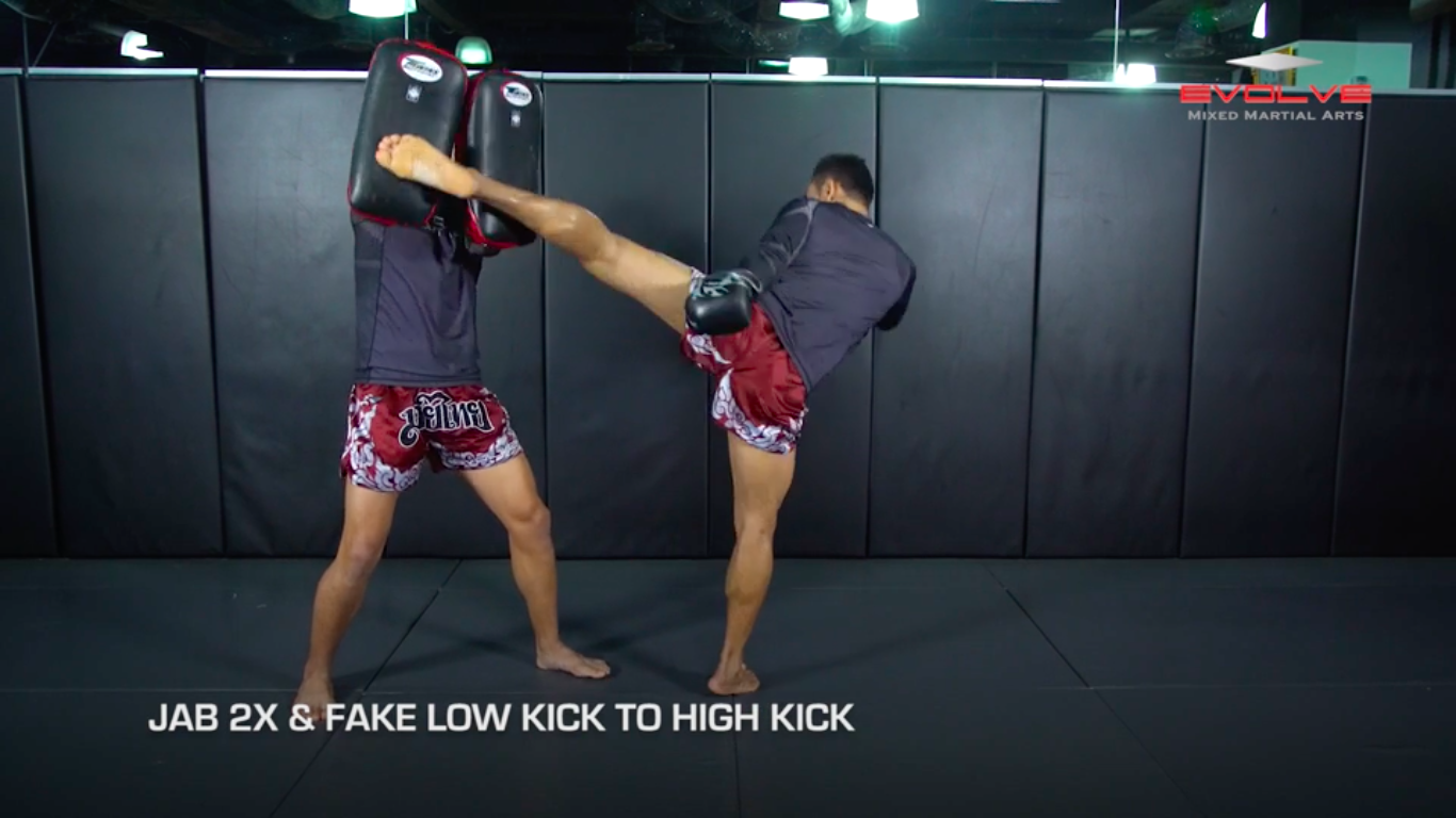 5 Fake Low Kick-To-High Kick Combinations - Evolve University